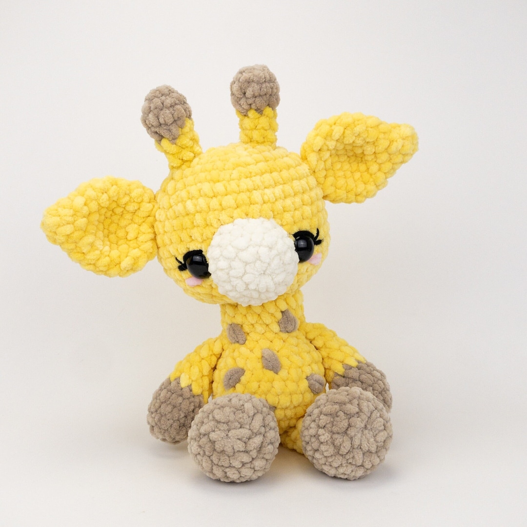 PATTERN: Plush Gemma the Giraffe Pattern - Amigurumi Chunky Giraffe ...