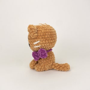 PATTERN: Plush Cinnabun the Cat Pattern - Amigurumi Chunky Cat Pattern ...