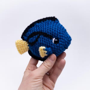 PATTERN: Beckett the Blue Tang Pattern - Amigurumi Plush Blue Tang ...