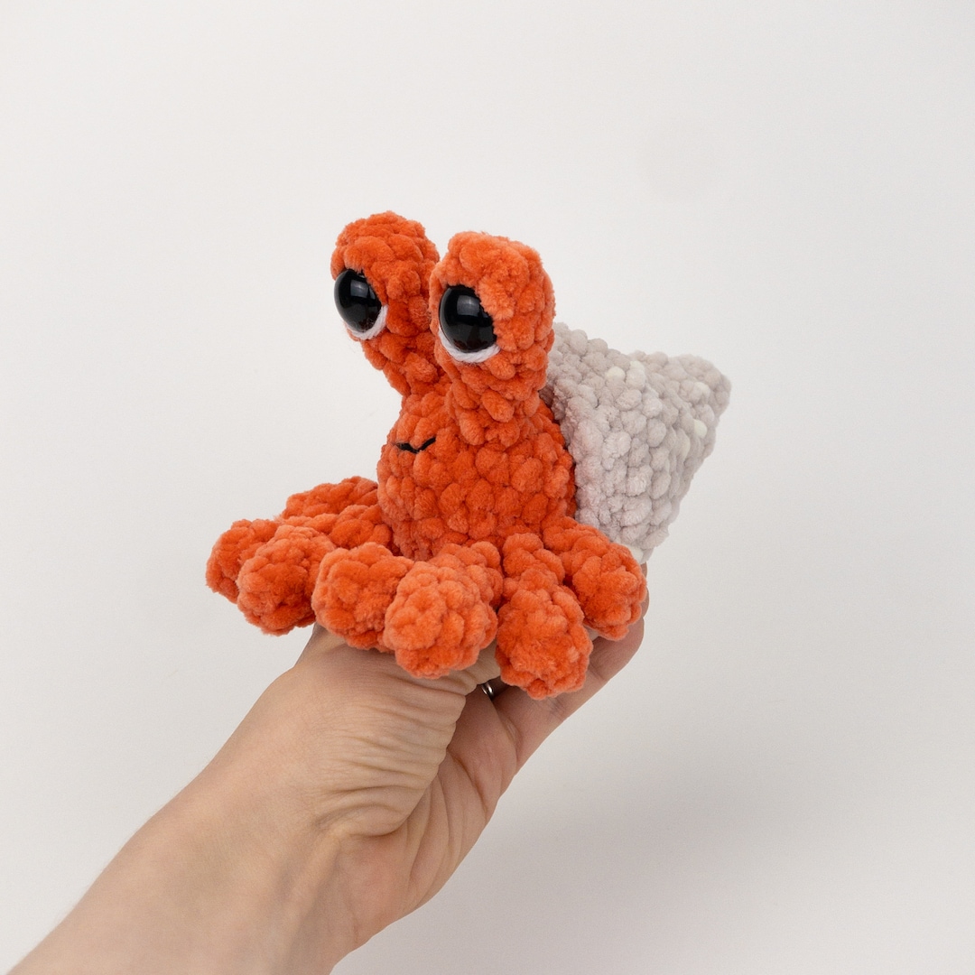 PATTERN: Plush Horatio the Hermit Crab - Crochet Easy Hermit Crab ...
