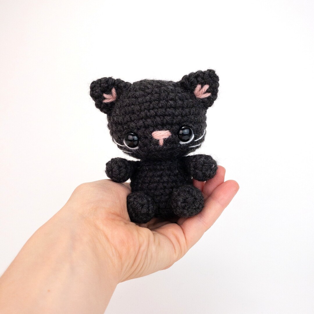 PATTERN: Cinder the Tiny Cat - Crochet Cat Pattern - Amigurumi Kitty ...