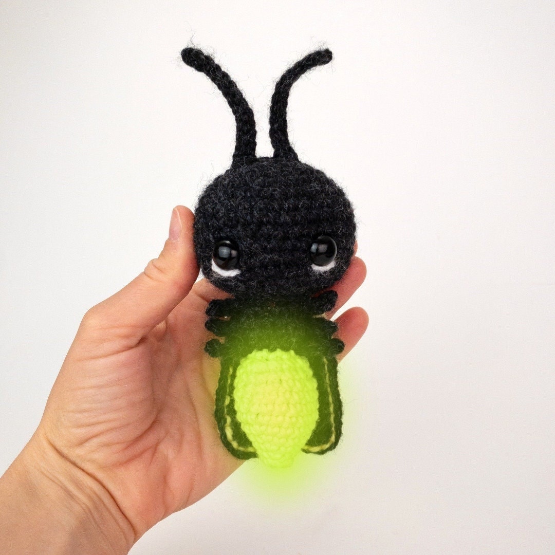 PATTERN: Flicker the Firefly - Crochet Firefly Pattern - Amigurumi ...