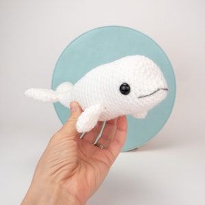 PATTERN: Bianca the Beluga Whale Pattern - Amigurumi Beluga Pattern ...