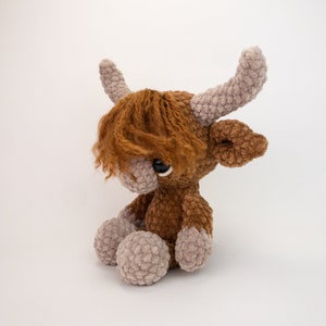 PATTERN: Plush Harry the Highland Cow Pattern - Amigurumi Highland Cow ...