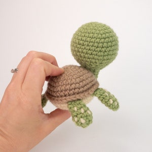PATTERN: Shell the Baby Sea Turtle - Amigurumi Sea Turtle Pattern ...