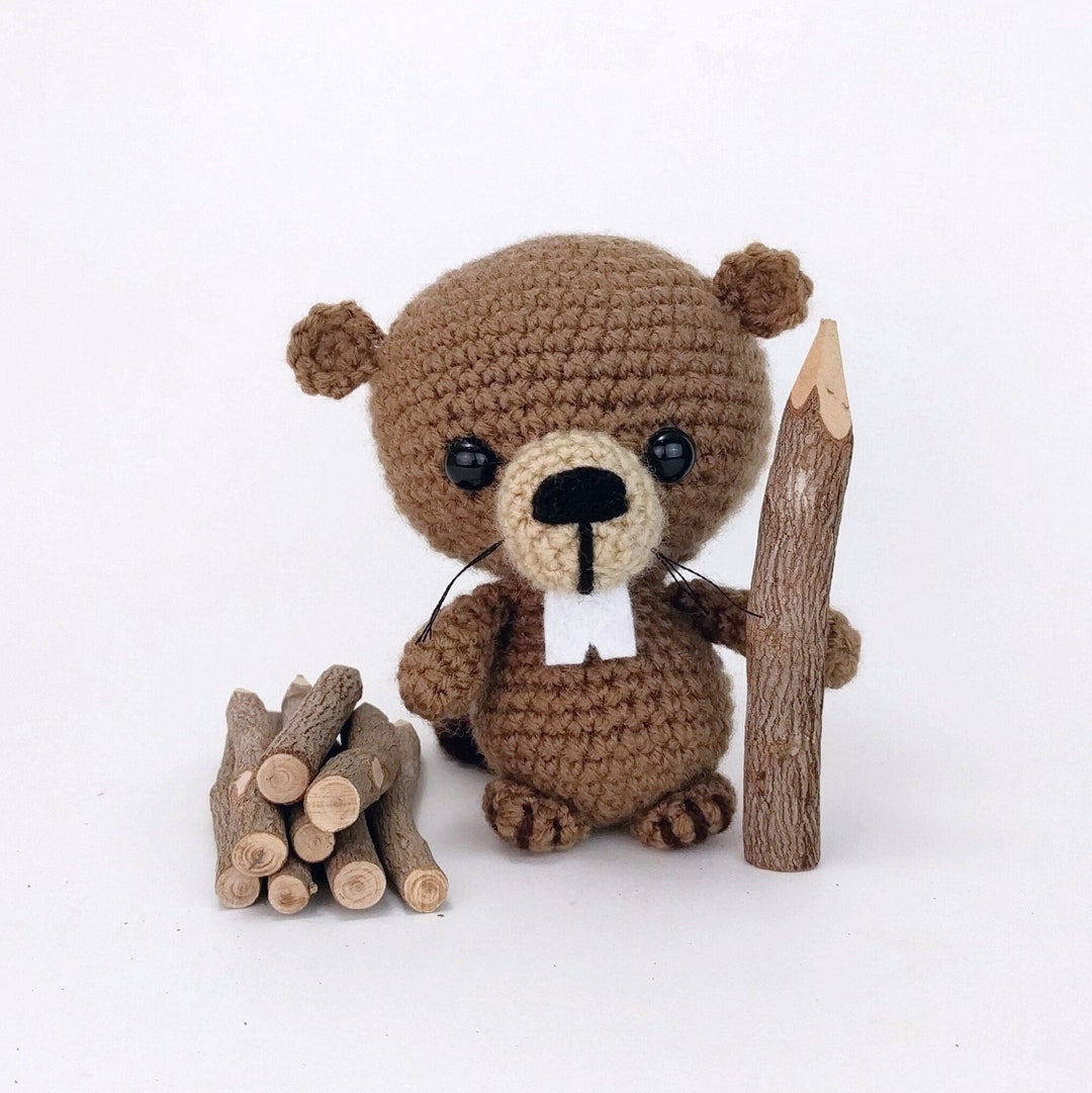 PATTERN: Boone the Beaver Crochet Beaver Pattern Amigurumi Beaver ...