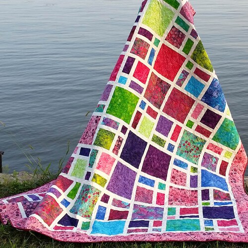 PAPER Party Pop Quilt Pattern by Slice of Pi Quilts confetti - Etsy