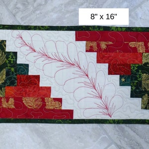 Log Cabin Mini Table Runner PDF Quilt Pattern: Easy Beginner Project - Etsy
