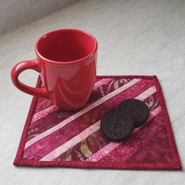 Quilted Mug Rug - Etsy