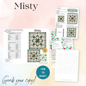 Misty Quilt Pattern PDF - Etsy