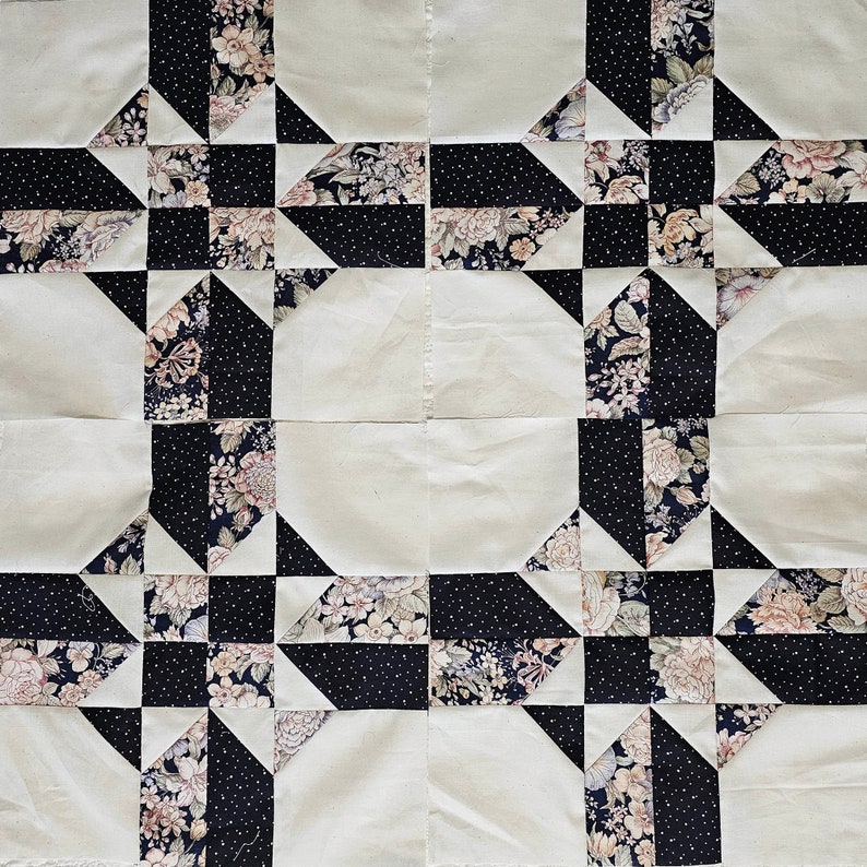 Four Patch Star Table Runner Pattern PDF - Etsy