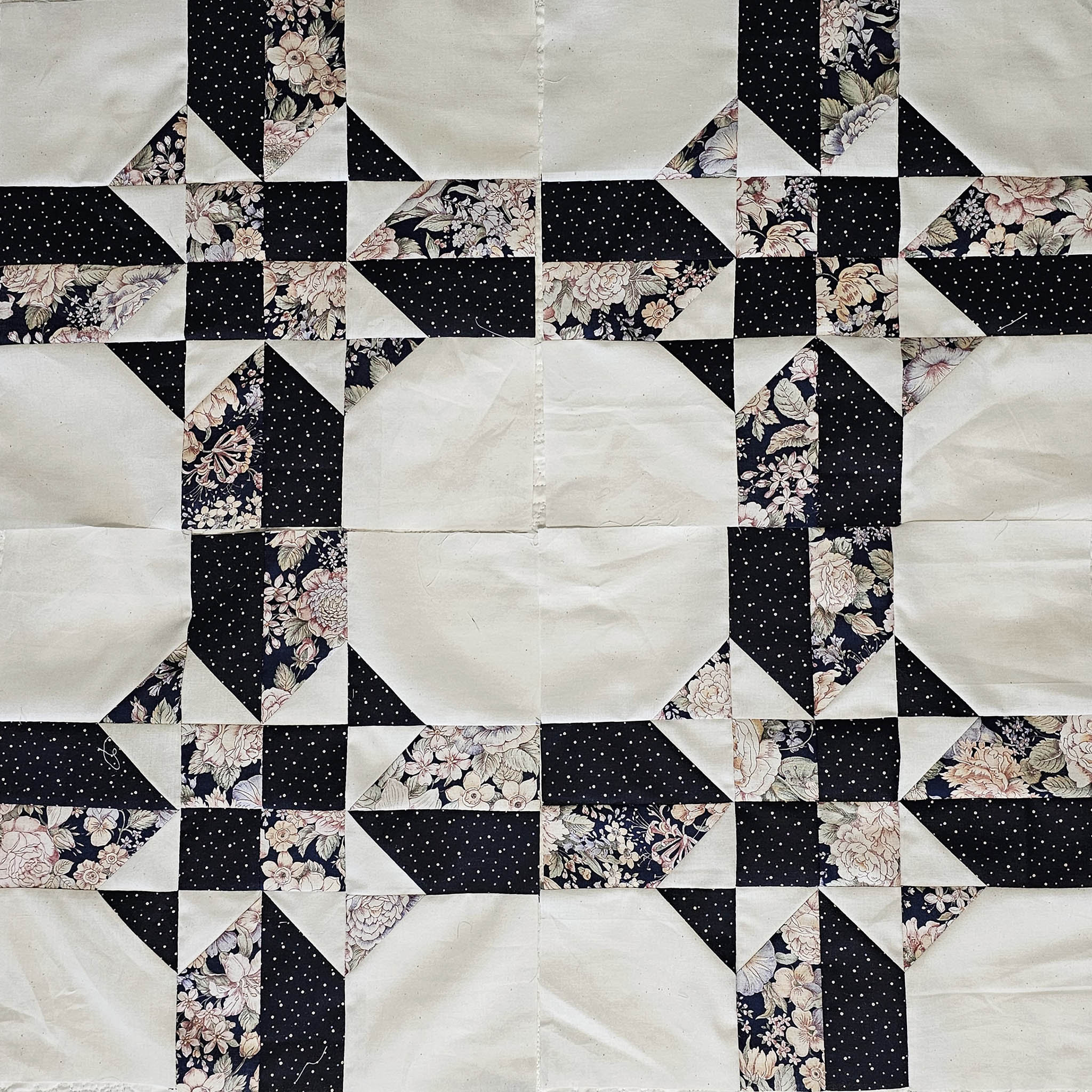 Four Patch Star Table Runner Pattern PDF - Etsy