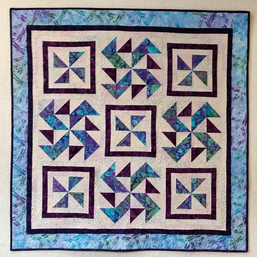 Spinners Quilt Pattern Made From 2 Easy Quilt Blocks PDF - Etsy