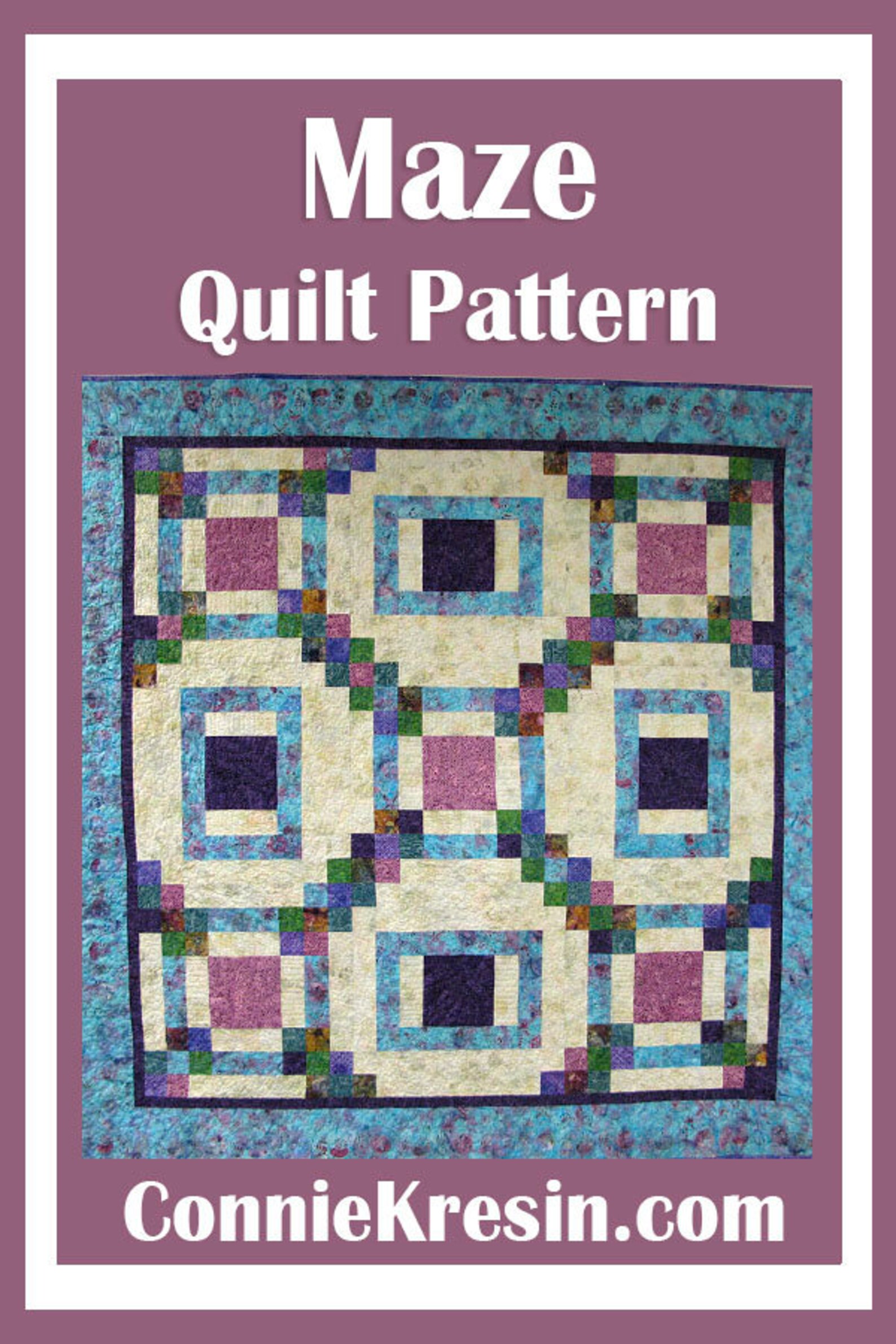 Maze Quilt Pattern PDF Instant Download Lap Quilt Modern - Etsy