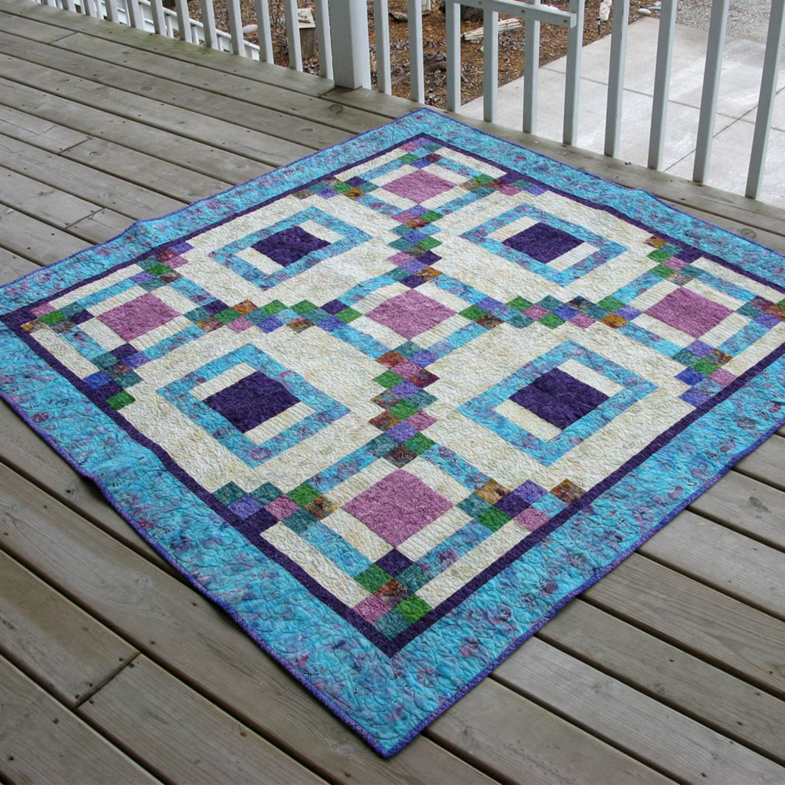 Maze Quilt Pattern, PDF, Instant Download, Lap Quilt, Modern Patchwork ...