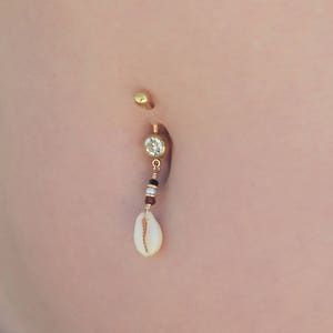 The Perfect Coachella Look for Beach Lovers, A Gold Filled Cowrie Shell ...