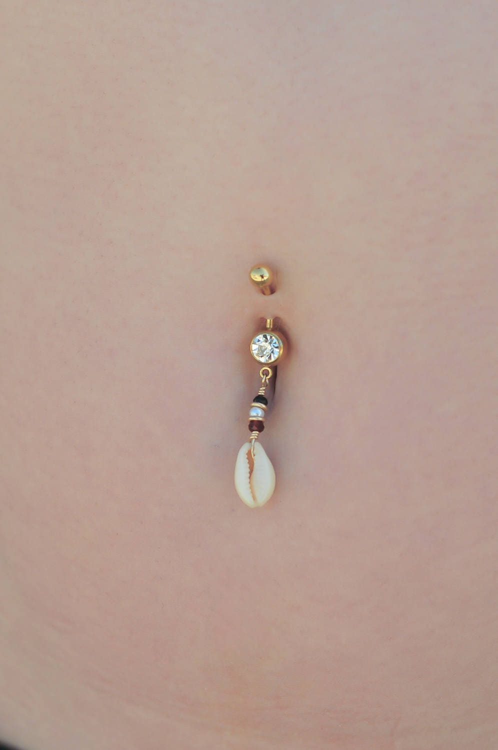 The Perfect Coachella Look for Beach Lovers, A Gold Filled Cowrie Shell ...