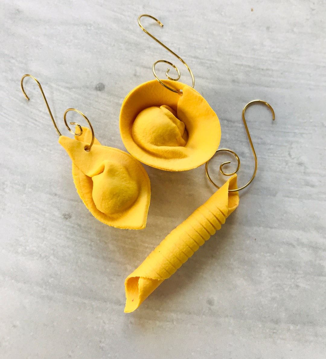 Pasta Ornament Set (3 per Set) - Etsy
