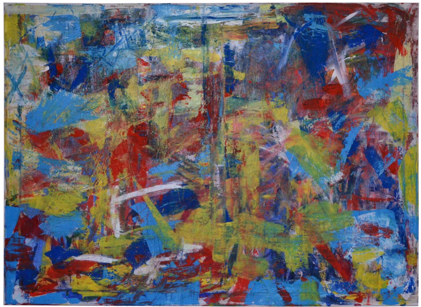 Abstract Expressionist Art: Becker Beste No. 34, Colorist Painting ...