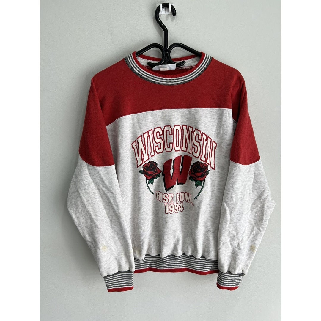 Vintage 1994 Wisconsin Badgers Rose Bowl Sweater Sweatshirt - Etsy