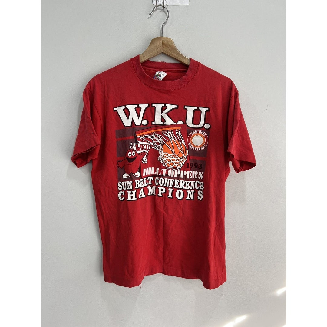 Vintage WKU Sun Belt Confrenece Tee Shirt - Etsy