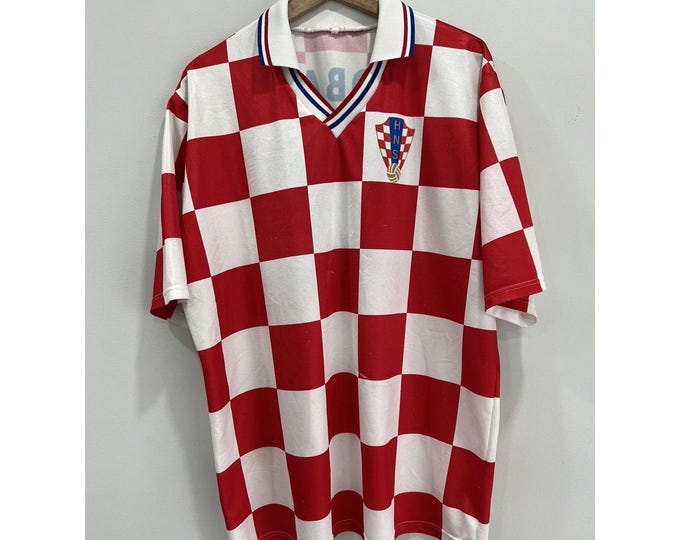 Vintage Croatia 90s Boban Soccer Jersey Kit Football - Etsy