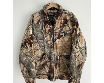 Vintage Real Tree Camo Hooded Jacket Mossy Oak - Etsy