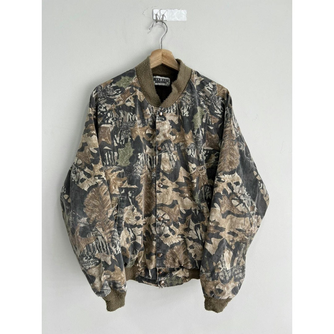 Vintage Real Tree Camo Jacket Mossy Oak Varsity Style - Etsy