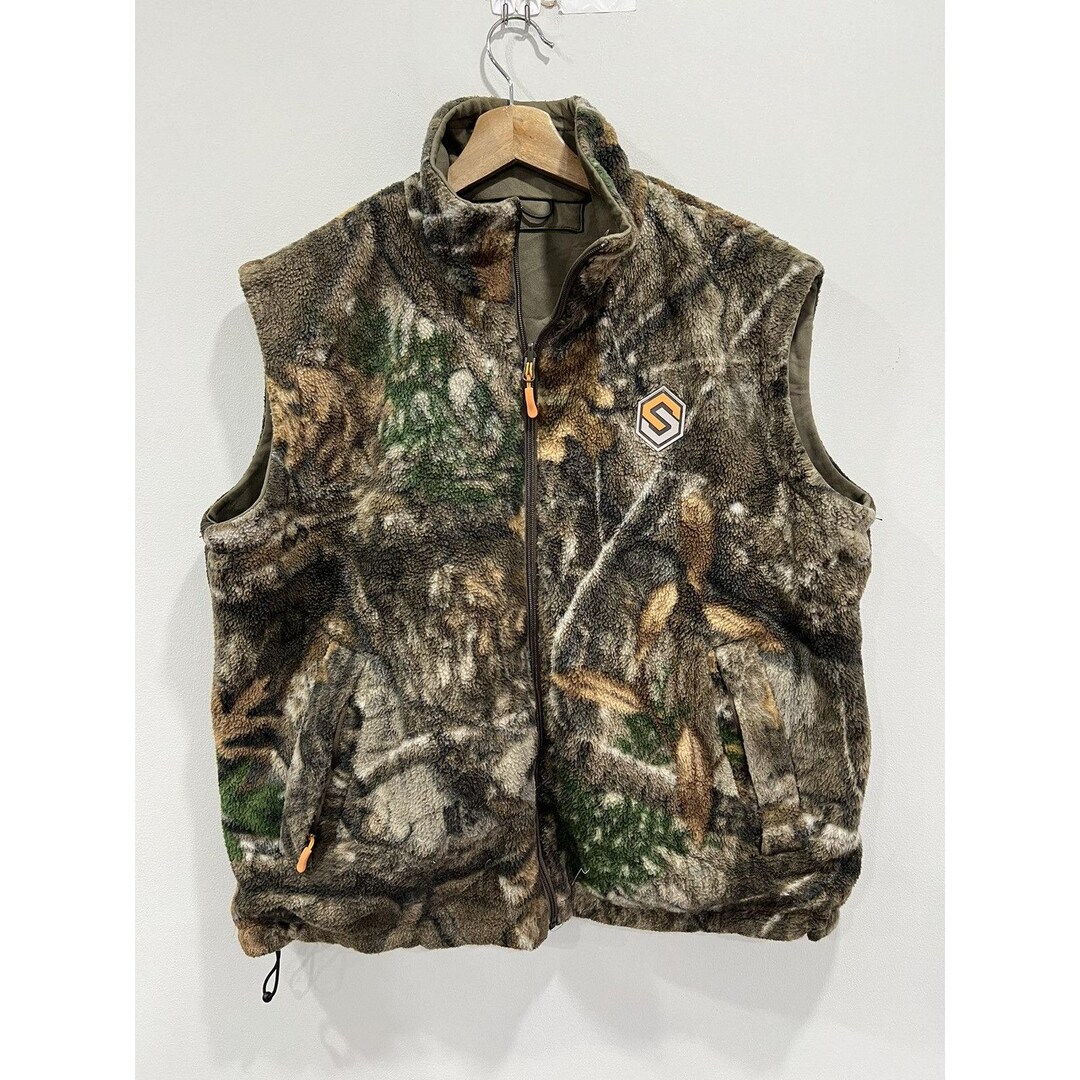 Vintage Camo Real Tree Vest Fleece - Etsy
