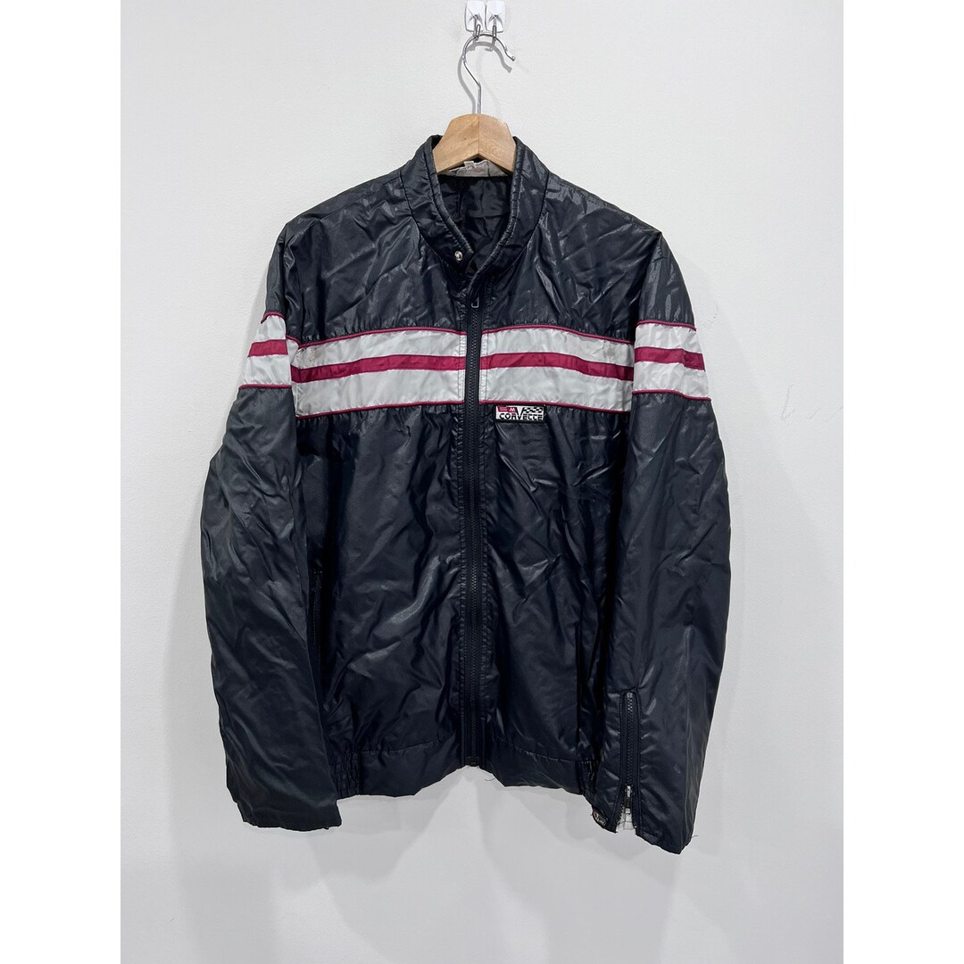 Vintage Corvette Racing Jacket Windbreaker Cafe - Etsy