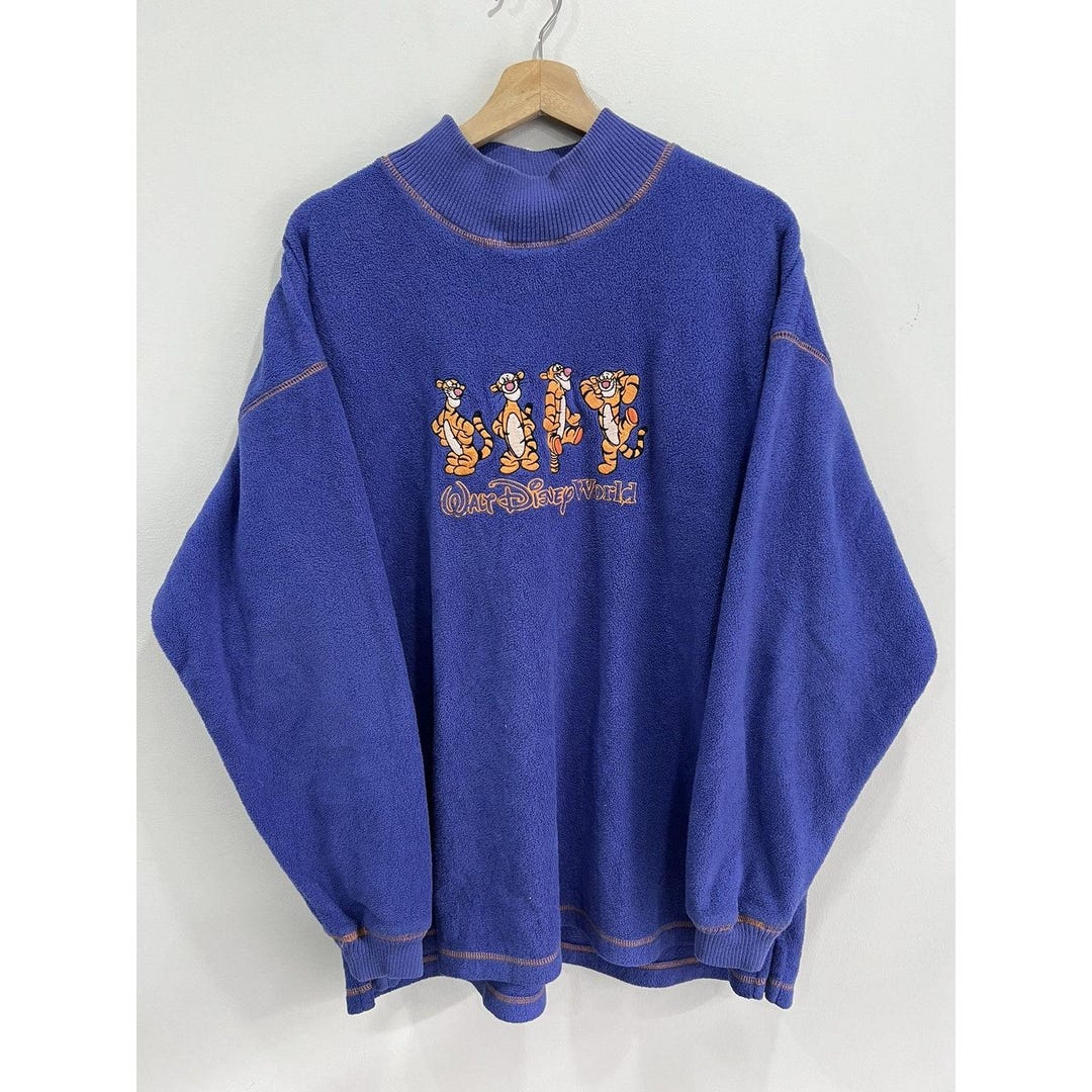Vintage Tigger Disney Fleece Sweater - Etsy