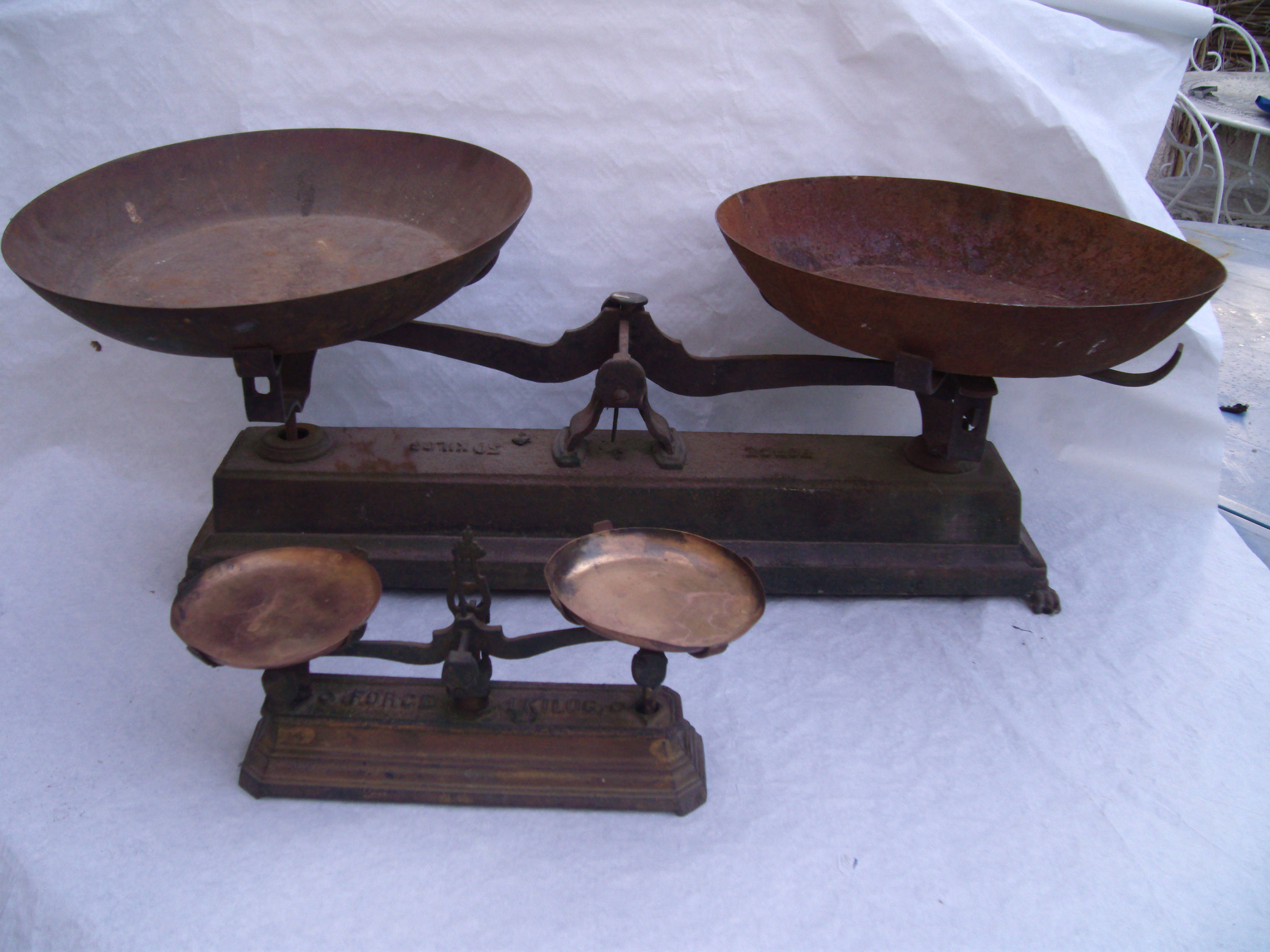 Antique Small French Balance . Roberval Balance. Shop Scales | Etsy