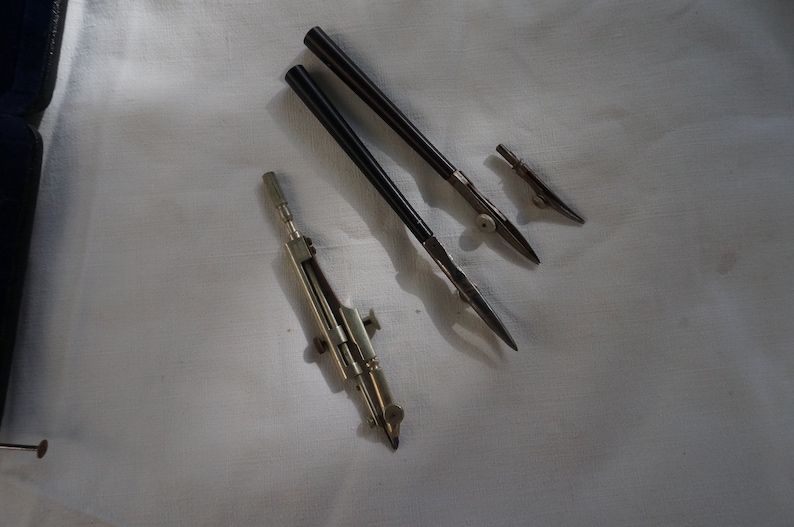 Vintage Technical Drawing Case Set Riefler of Munich - Etsy