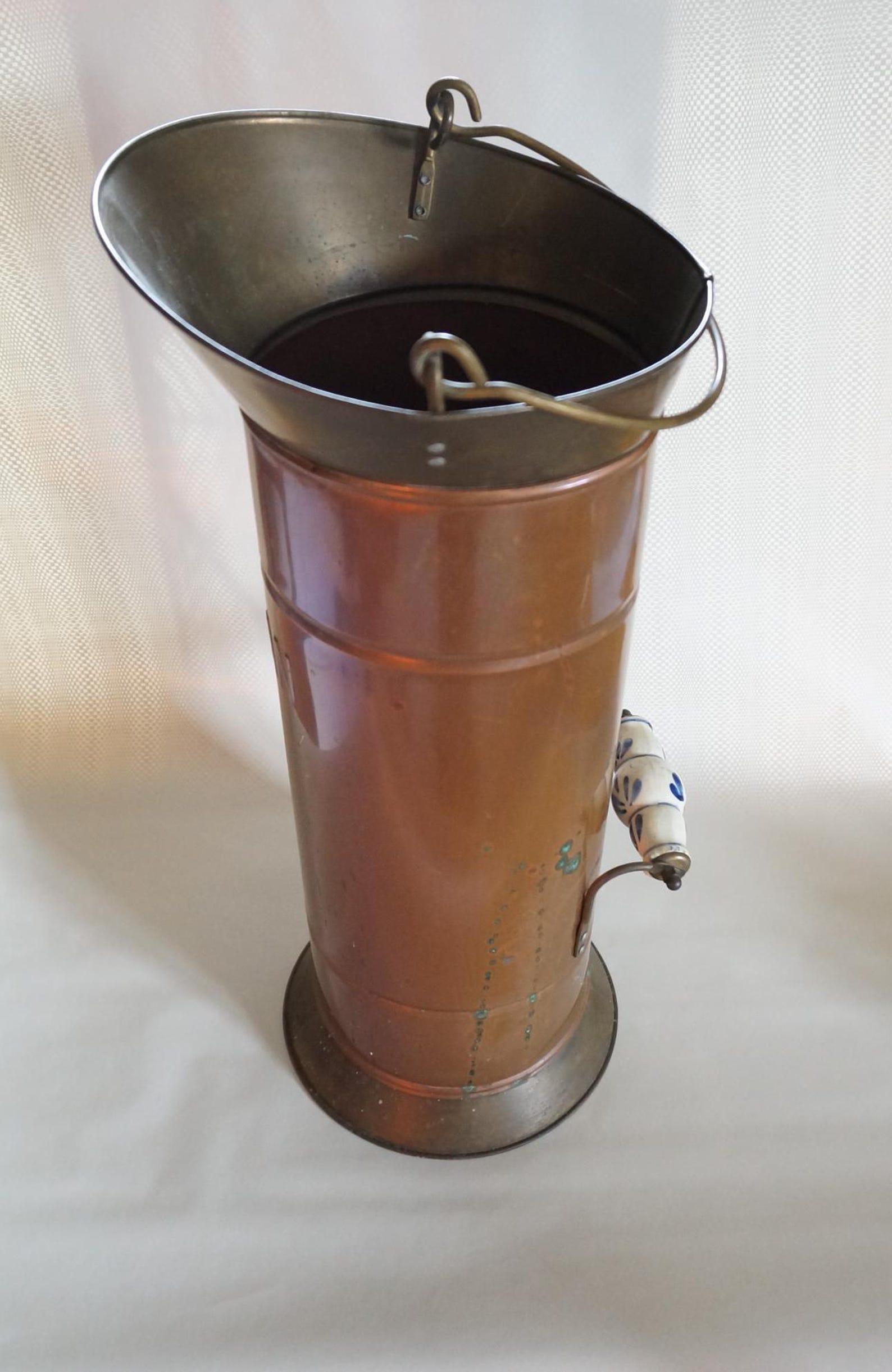 Copper and Brass Umbrella Stand, Coal Chute, 1960s - Etsy