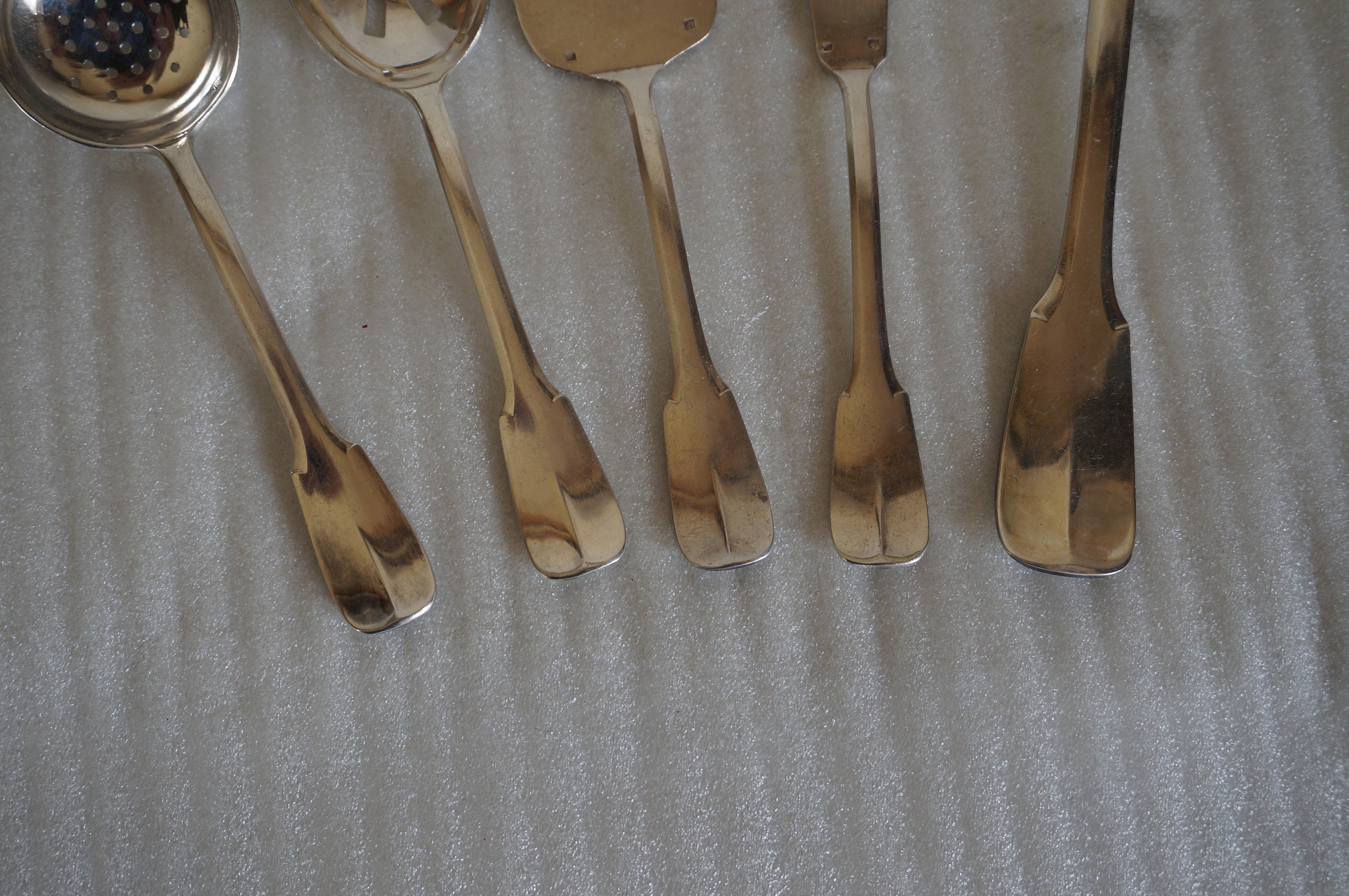 French vintage set of 5 service cutlery. Flatware Set. French | Etsy