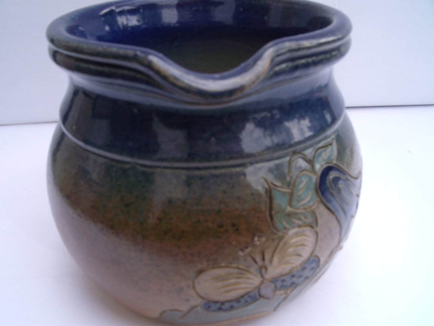 Pitcherblue Ceramic Pitcher Lemonade Pitcher Orange Juice - Etsy