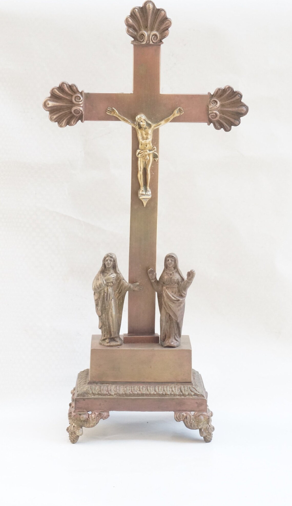Antique Jesus Crucifix French copper Crucifix French copper | Etsy
