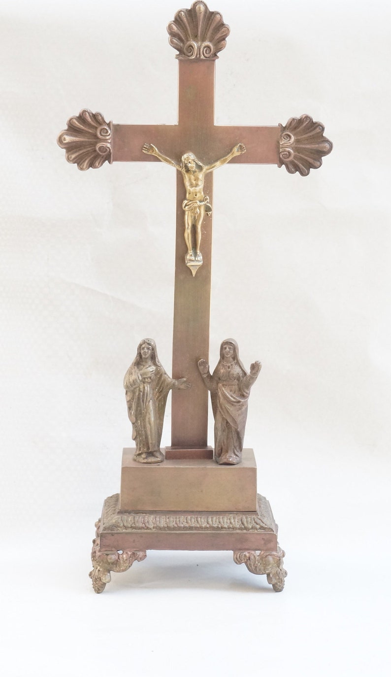 Antique Jesus Crucifix French copper Crucifix French copper | Etsy