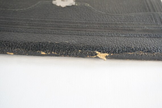 Extra Large Banker's Leather Wallet 1800s - Gem