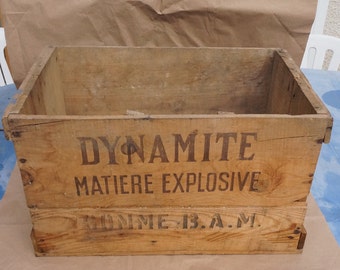Antique Dynamite Box | Etsy
