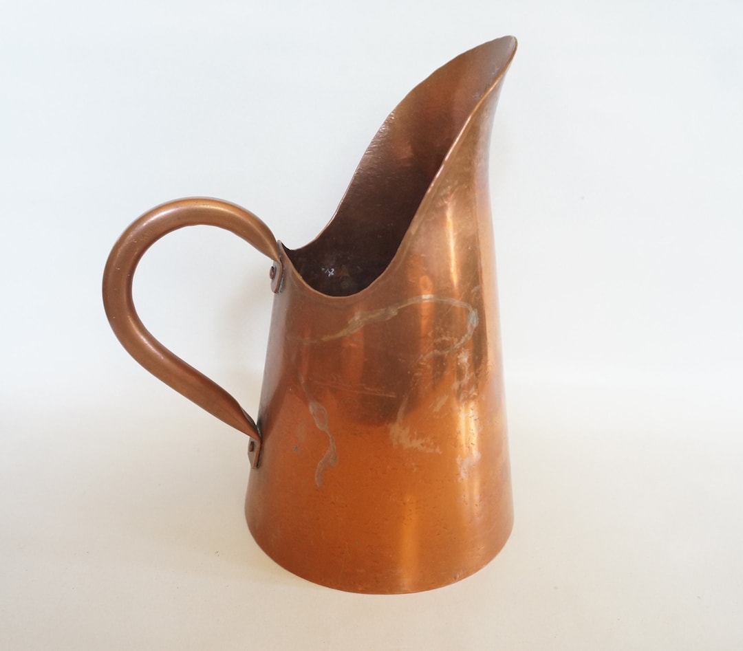 Handmade Hammered Copper Decanter, Jug, Jean Paul Thevenot - Etsy