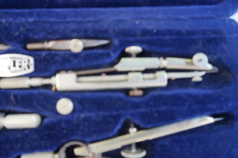 Vintage Technical Drawing Case Set Riefler of Munich - Etsy