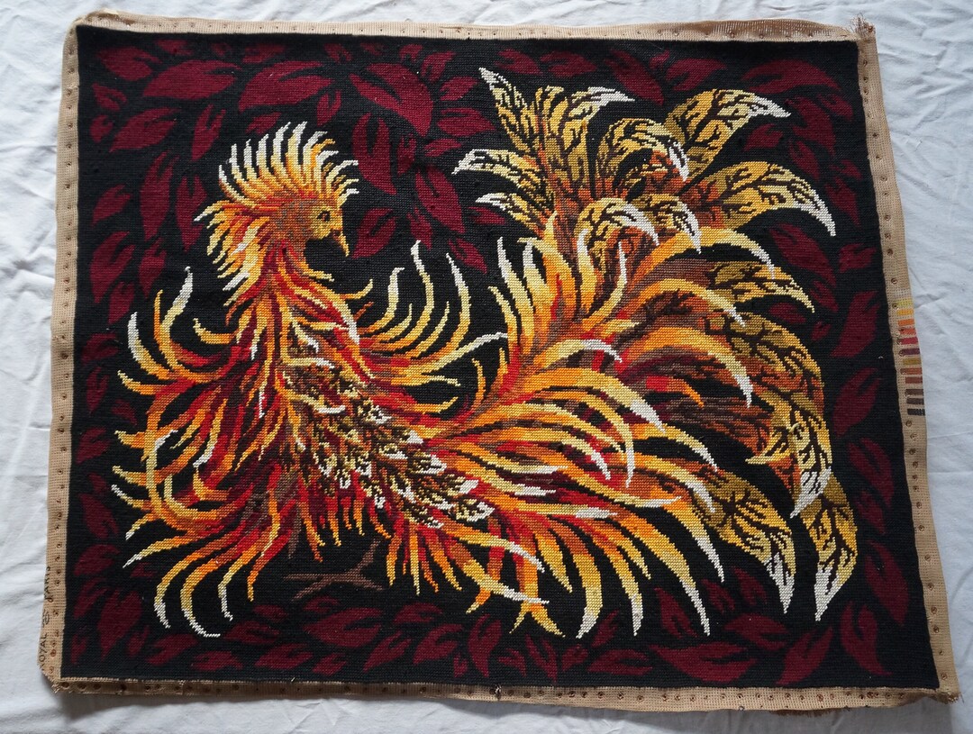Lurçat Modern Art 70'sbird French Canvas Tapestry Wall - Etsy