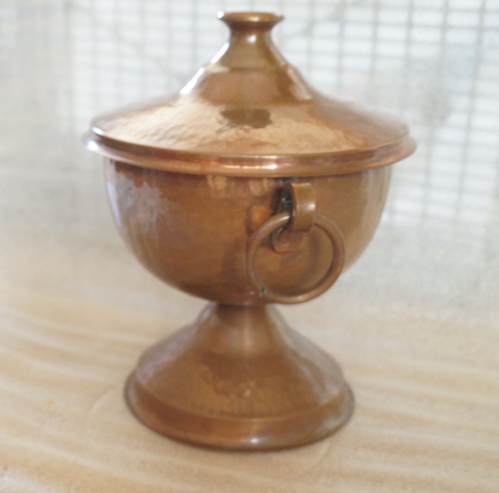 Hammered Copper Box With Its Lid 1950s - Etsy