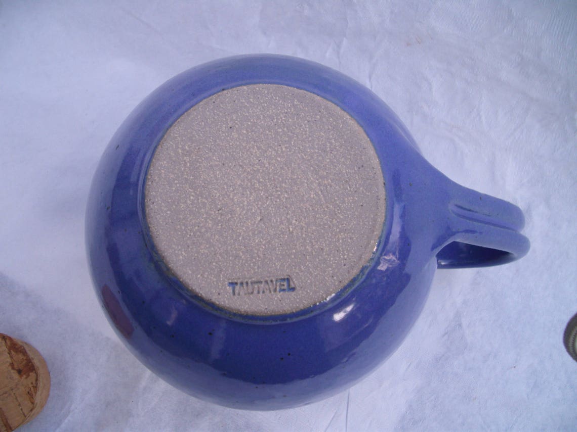 Cooler Pitcherblue Ceramic Pitcher Lemonade Pitcher Orange - Etsy