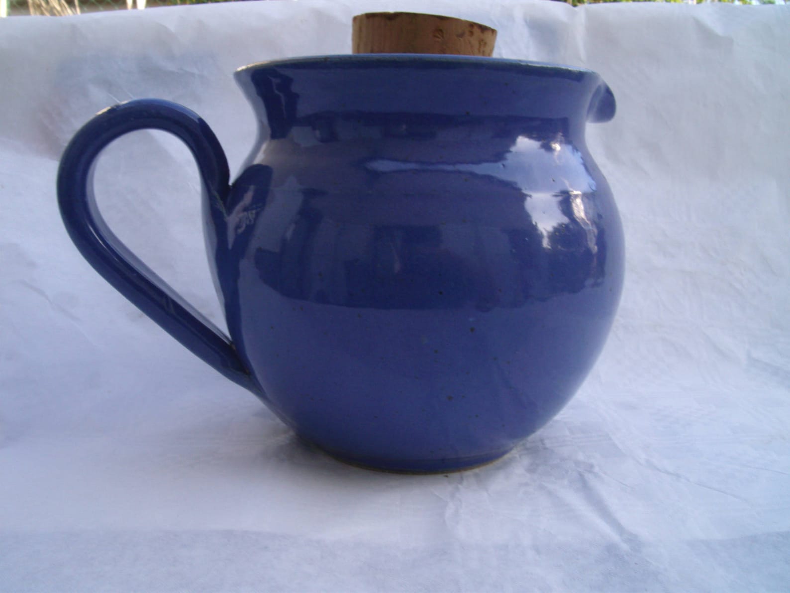 Cooler Pitcherblue Ceramic Pitcher Lemonade Pitcher Orange - Etsy