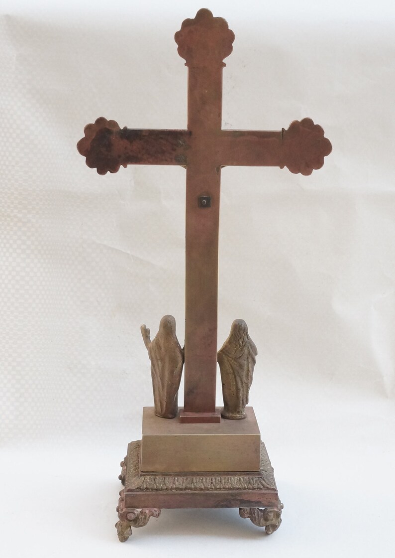 Antique Jesus Crucifix French copper Crucifix French copper | Etsy