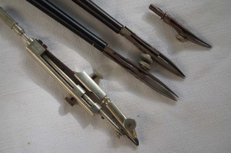 Vintage Technical Drawing Case Set Riefler of Munich - Etsy