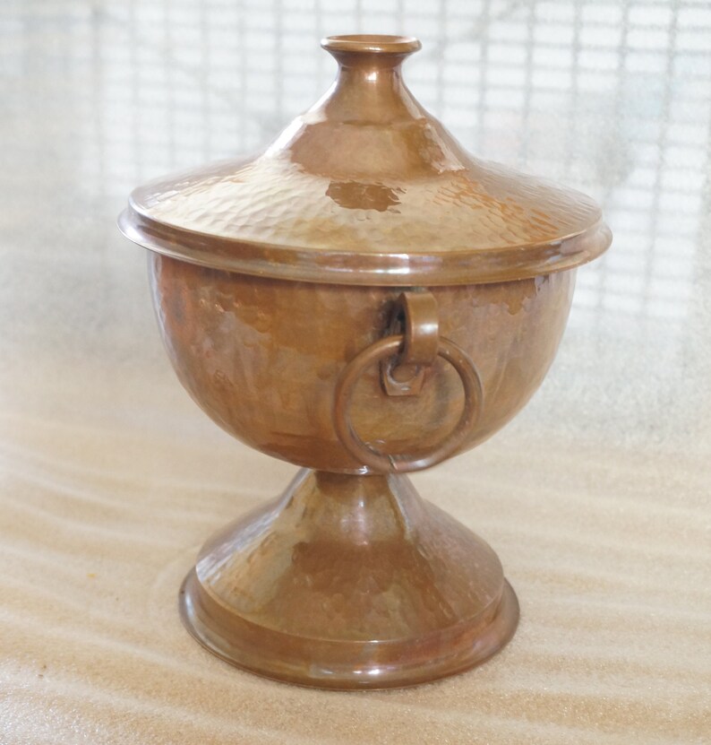 Hammered Copper Box With Its Lid 1950s - Etsy