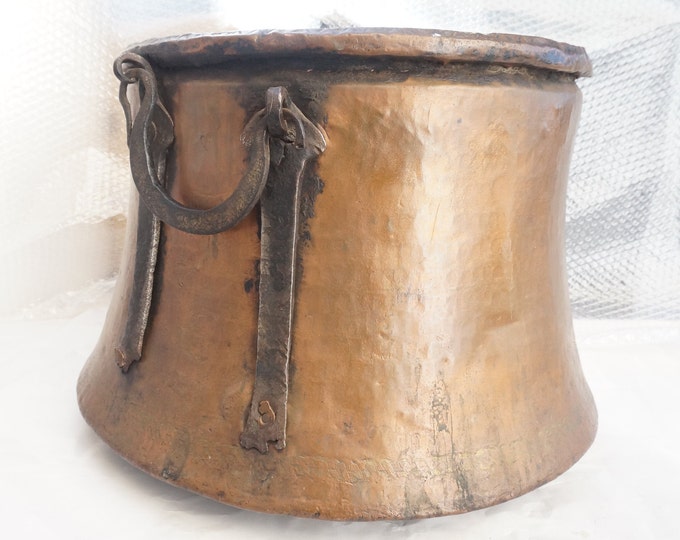 Extra Large Vintage Copper Cauldron, 1800s - Etsy